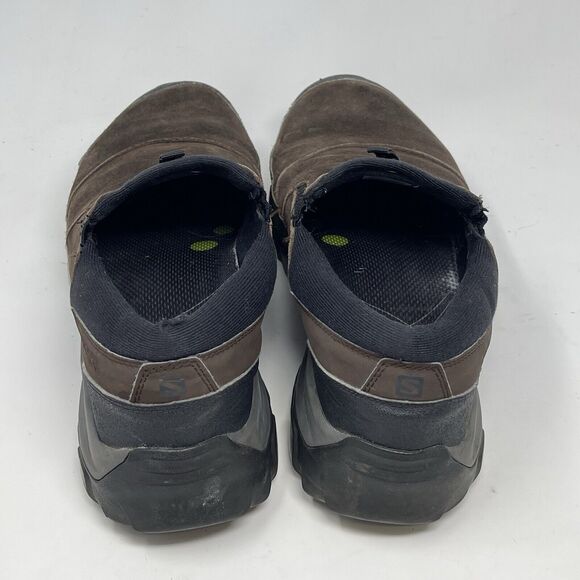 Salomon | Shoes | Salomon Snow Clog Shoes Mens 3 Brown Suede Slip On ...